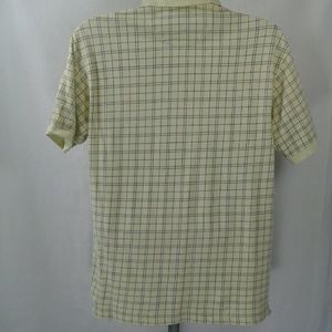 Chaps | Shirts | Ralph Lauren Chaps Yellow Black Plaid Golf Shirt ...